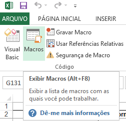 Dicionário VBA Excel