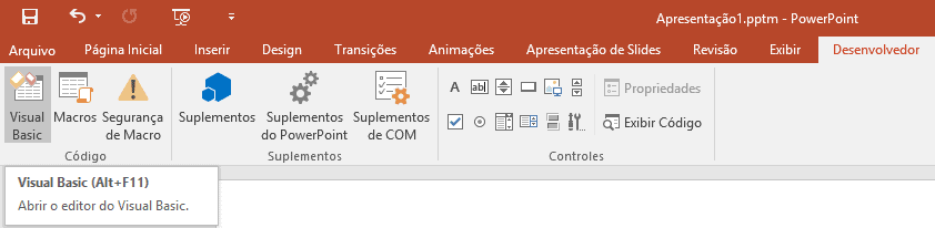 Criar powerpoint automaticamente com Excel VBA