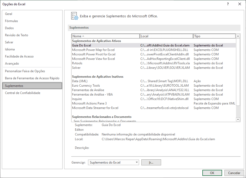 RVTools - Suplemento VBE Excel Gratuito para desenvolvimento e produtividade - Ronan Vico - Guia ...