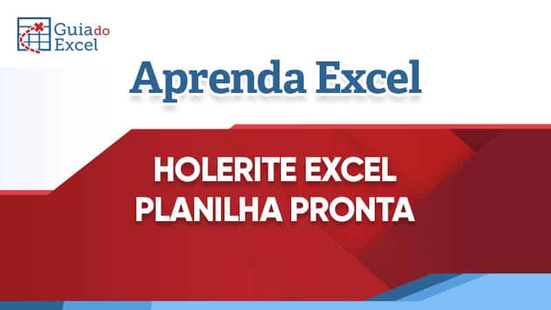 Holerite Excel e VBA - Planilha holerite Excel grátis