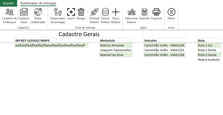 Planilha de Otimização de Rota – Roteirização Excel - Guia do Excel Planilha de Otimização de Rota – Roteirização Excel - Guia do Excel