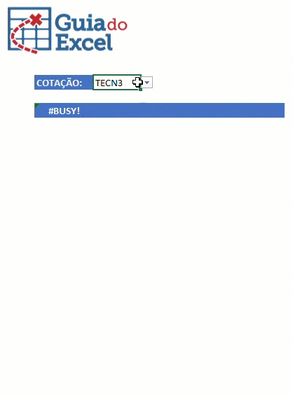 Histórico de ações no Excel - Como usar a função Históricodeações ...