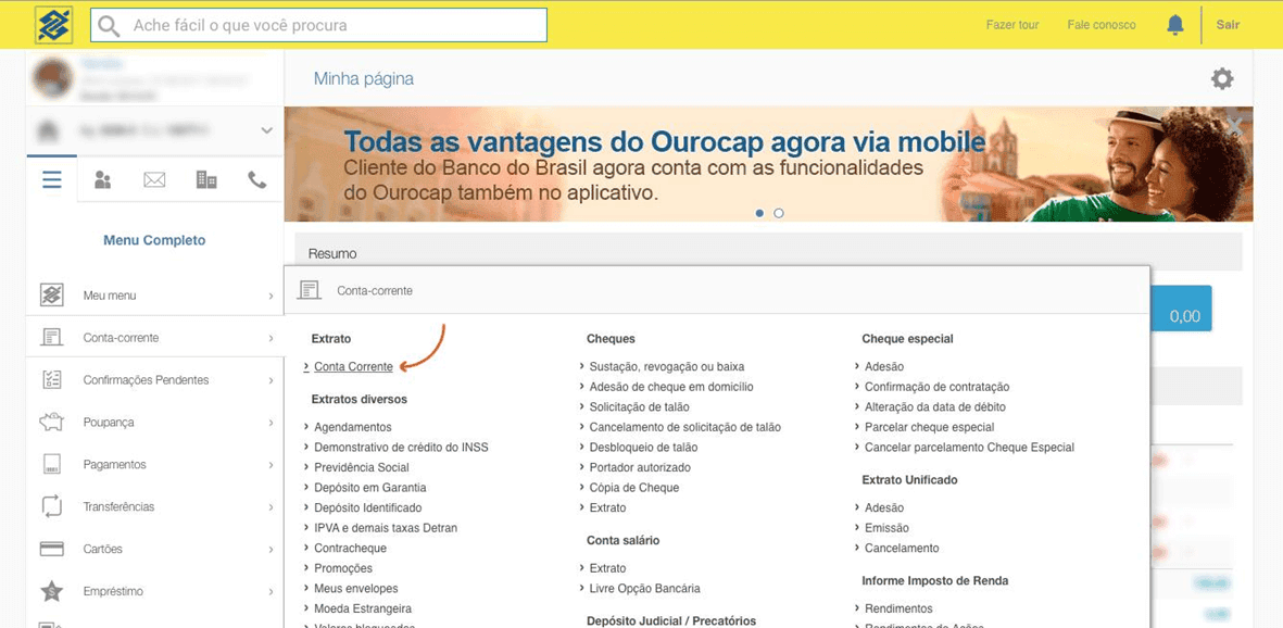 Extrato OFX - Guia do Excel