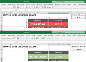 Como Criar Cards em Dashboards no Excel - Guia do Excel