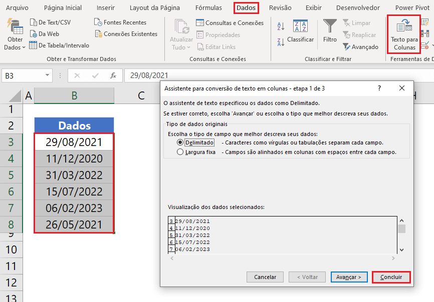 Converter Texto Em Data Excel Converter Texto Em Data Excel