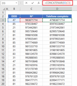 Função CONCATENAR no Excel - Guia do Excel