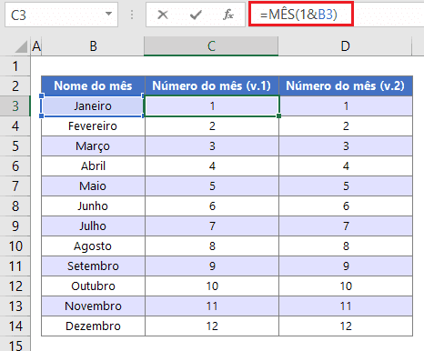 Converter número em mês e vice-versa no Excel - Guia do Excel