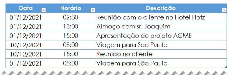 Planilha Calendário e Agenda Excel Grátis - Guia do Excel