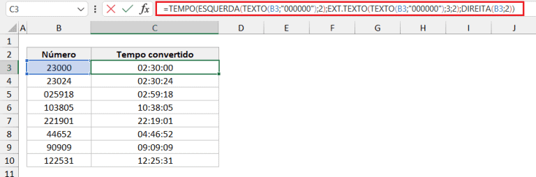 Como Transformar Número em Hora no Excel - Guia do Excel