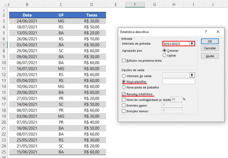 Como Calcular a Mediana no Excel