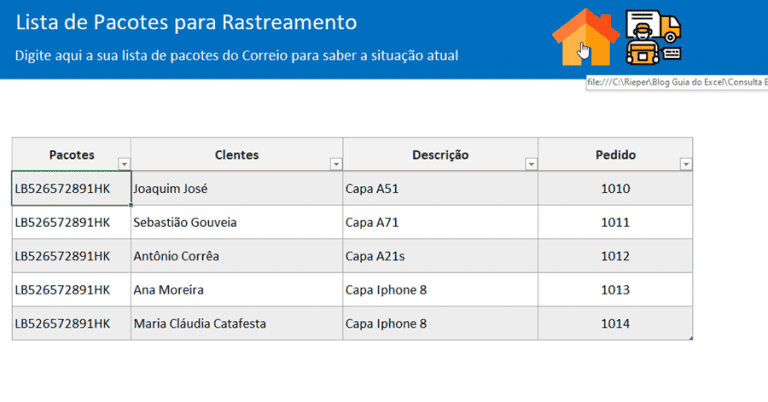 Como Rastrear Pacote Correios No Excel Guia Do Excel