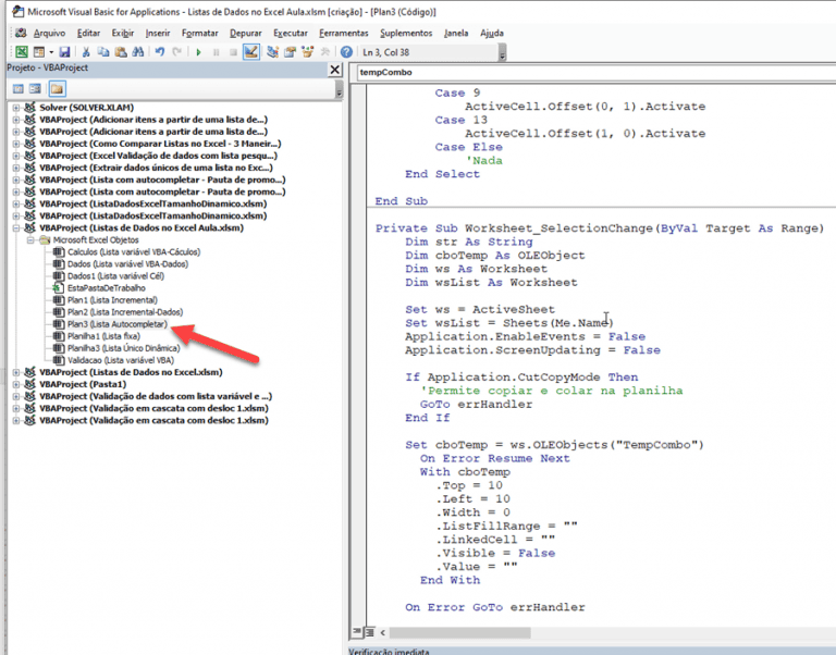 Lista de Dados no Excel - DropDown Excel - Guia do Excel