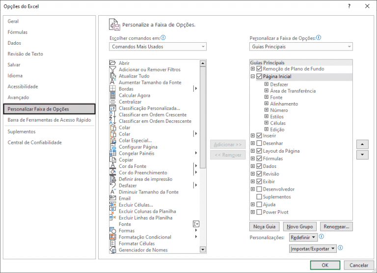 Como Habilitar a Guia Desenvolvedor no Excel - Guia do Excel