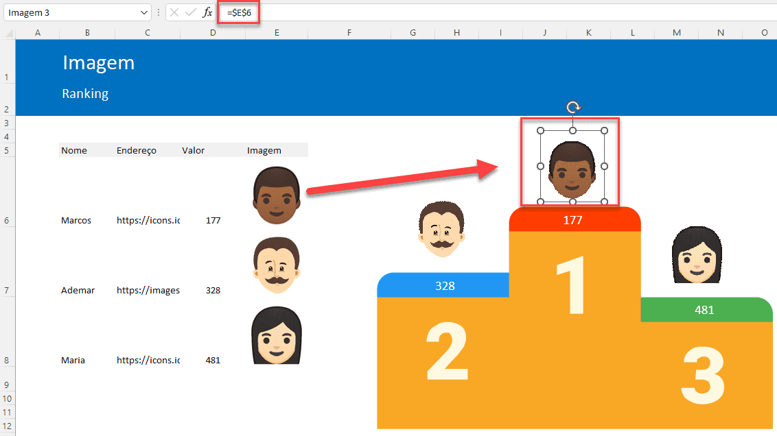 Função Imagem Excel - Guia do Excel