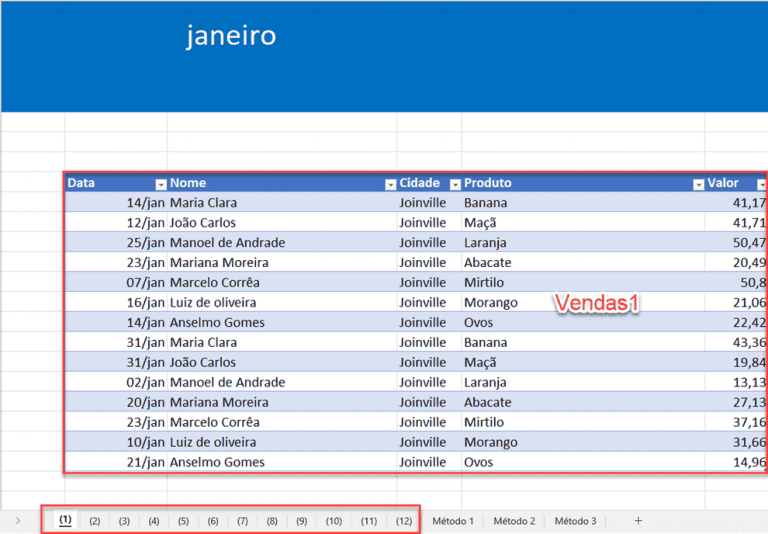 Juntar Tabelas no Excel - Guia do Excel