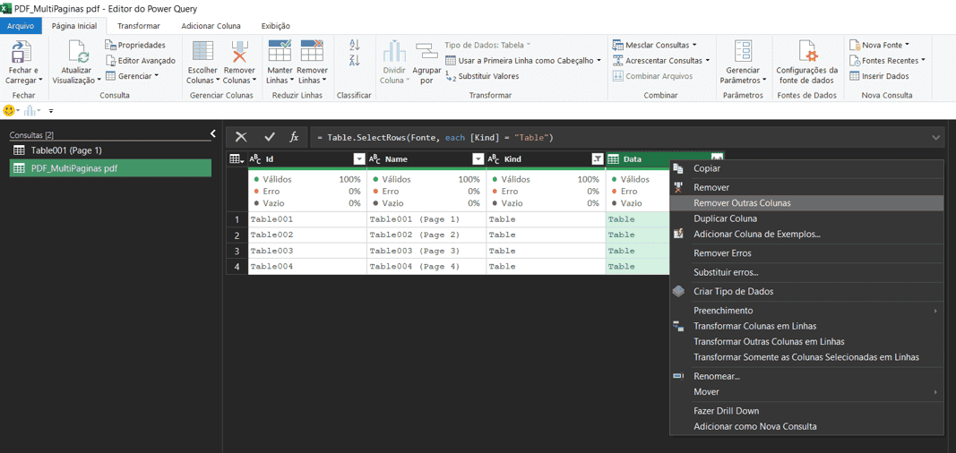 Como Importar PDF no Excel com Power Query - Guia do Excel