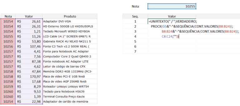 Procx Repetido - Procx Mais de um Resultado - Guia do Excel