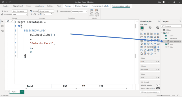 Formatação Condicional em Tabela Power BI - Guia do Excel
