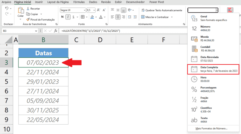 Nome do Dia da Semana de Uma Data no Excel - Guia do Excel