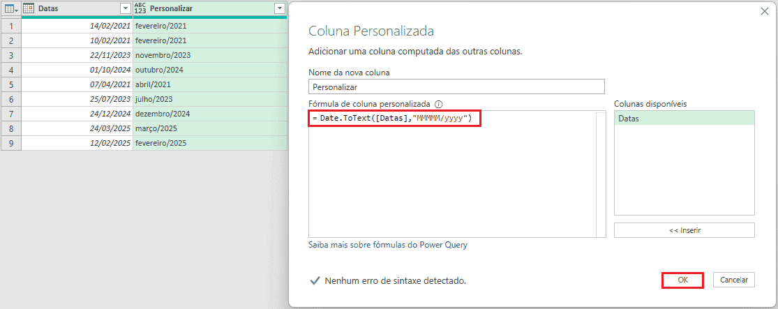 Como Formatar Datas no Power Query - Guia do Excel