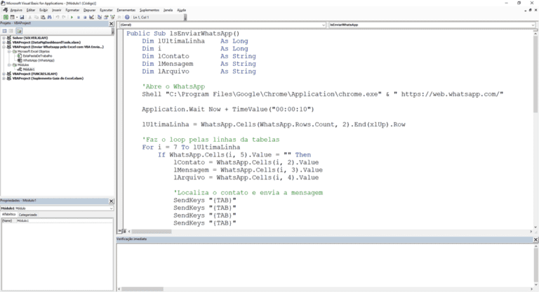 Planilha de Envio WhatsApp VBA com Arquivo Excel - Guia do Excel