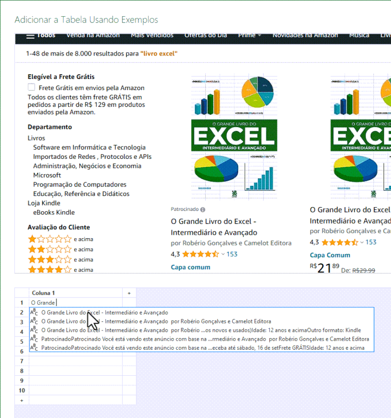 Web Scraping Power Query Excel - Guia do Excel