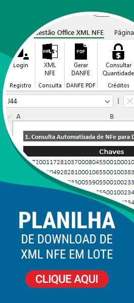 Planilha de Download de XML de NFe Automática - Guia do Excel Planilha de Download de XML de NFe Automática - Guia do Excel