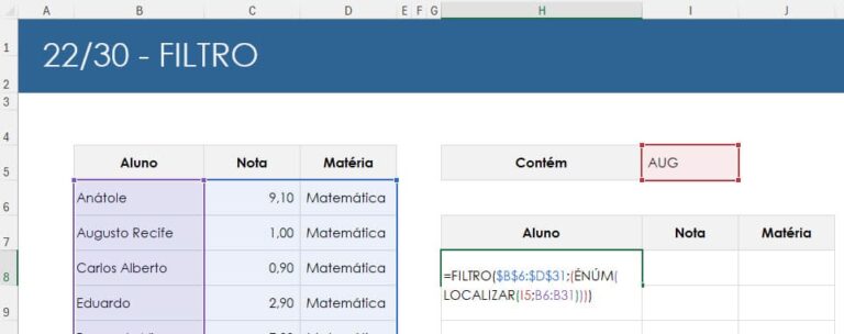 Como Utilizar a Função FILTRO Excel - Guia do Excel