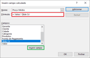Campo calculado em Tabela Dinâmica Excel - Guia do Excel