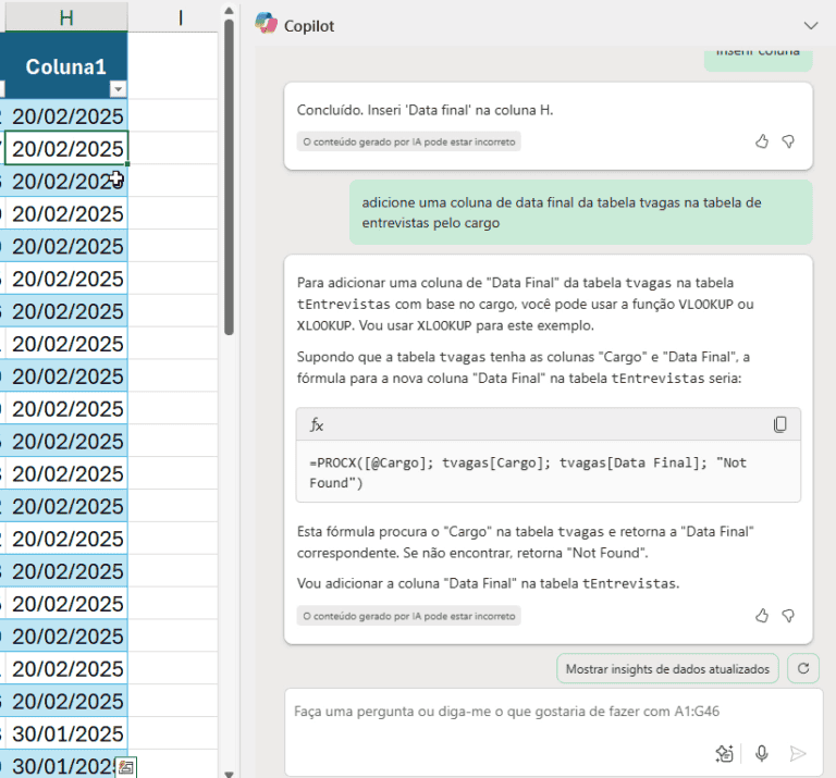 Como usar Copilot no Excel - Guia do Excel