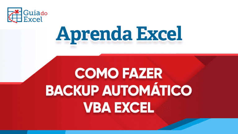 Como Fazer Backup de Planilhas com VBA Excel - Guia do Excel