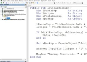 Como Fazer Backup de Planilhas com VBA Excel - Guia do Excel